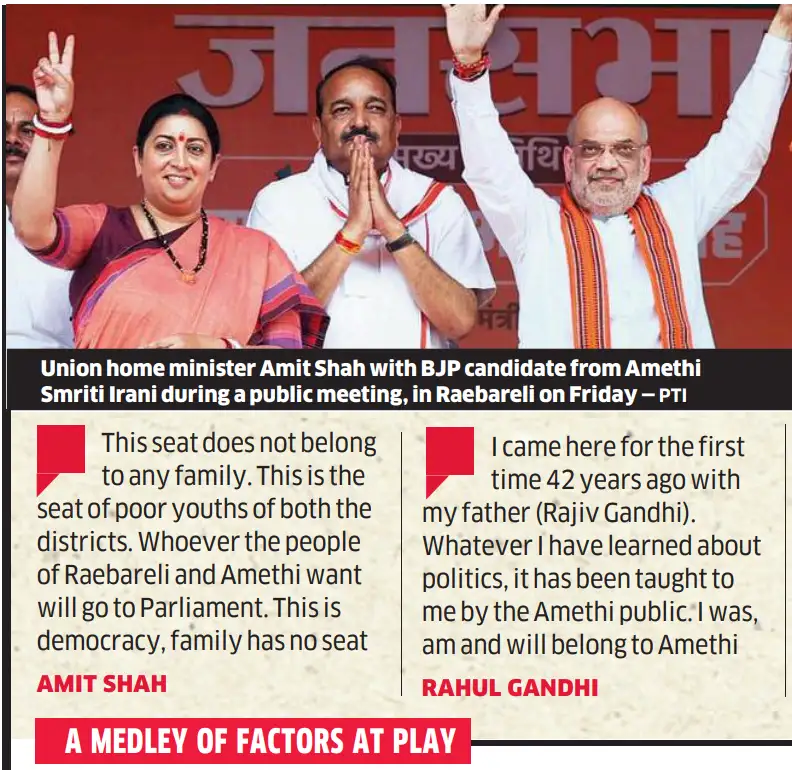 India General Elections 2024: Lok Sabha Elections 2024: Even after Rahul's exit from Amethi ...