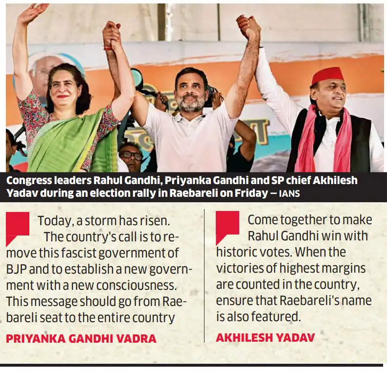 India General Elections 2024: Lok Sabha Elections 2024: Even after Rahul's exit from Amethi ...