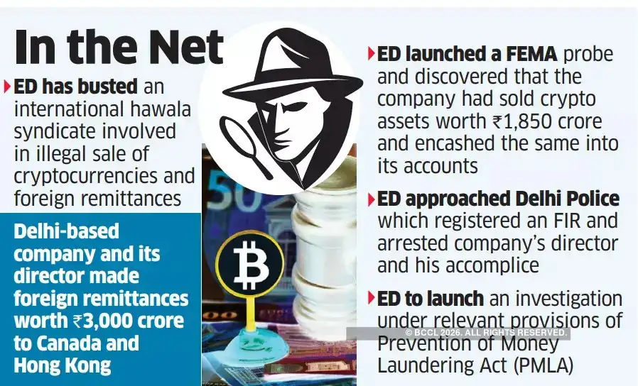 Forex remittances worth Rs 50,000 crore under ED scanner - The Economic ...