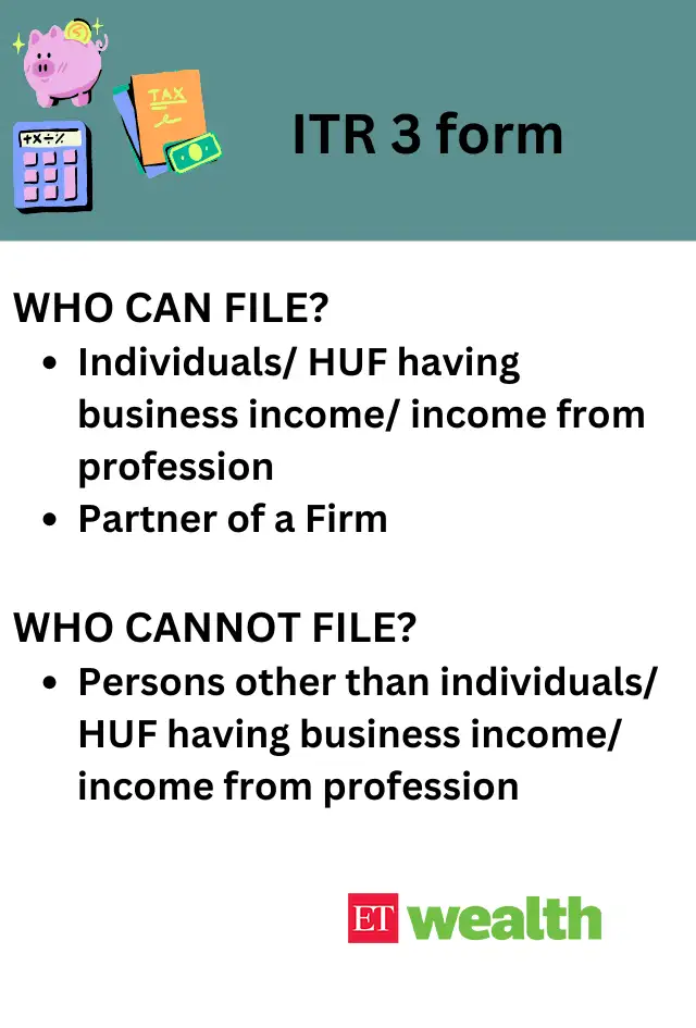 ITR filing forms for FY 2023-24 (AY 2024-25): Which income tax return ...