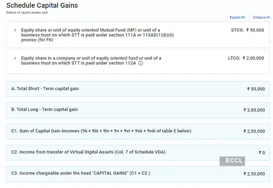 How to file ITR-2 online with salary, capital gains and other incomes ...