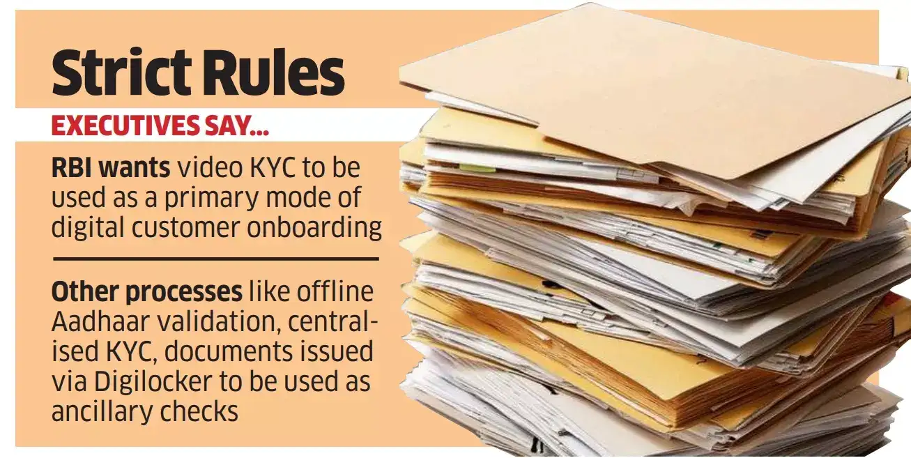 KYC: Take KYC seriously: RBI’s clear message to fintechs - The Economic ...