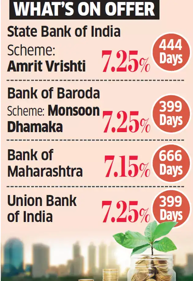 Indian banks have 'special plans' for offering higher deposit rates ...