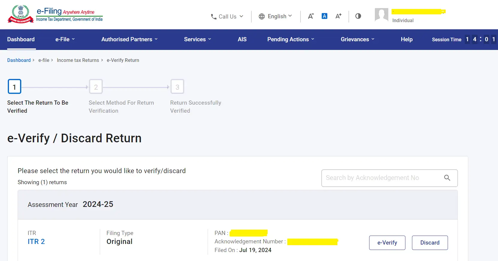No need to file revised ITR in case of errors: You can 'discard' filed ...