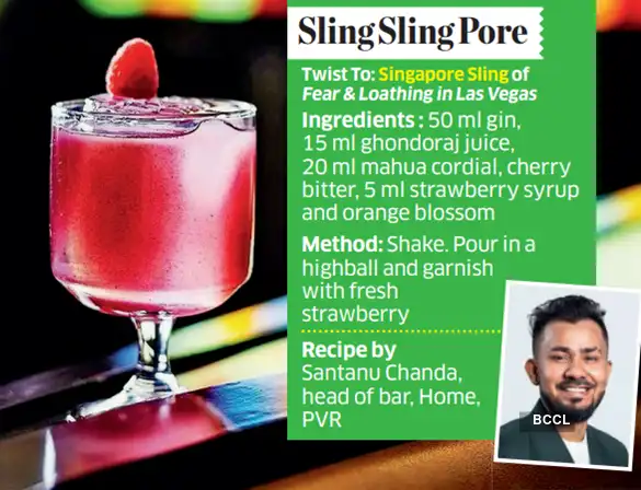 Cocktails: Masala tea in Cosmopolitan and mahua in Singapore Sling: How ...