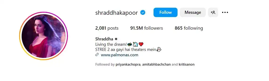 Shraddha Kapoor overtakes PM Modi on Instagram amidst 'Stree 2' box ...
