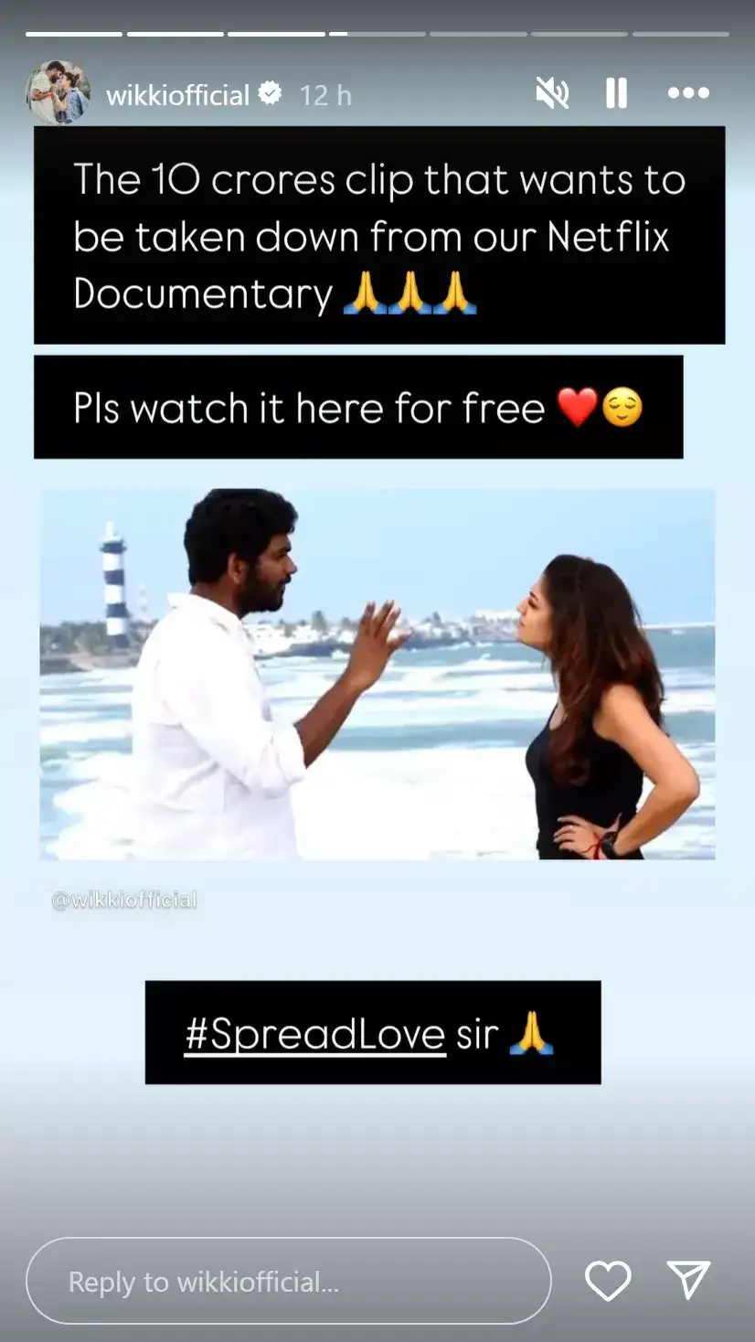 After Nayanthara, husband Vignesh Shivan hits back at Dhanush's legal notice; shares ...