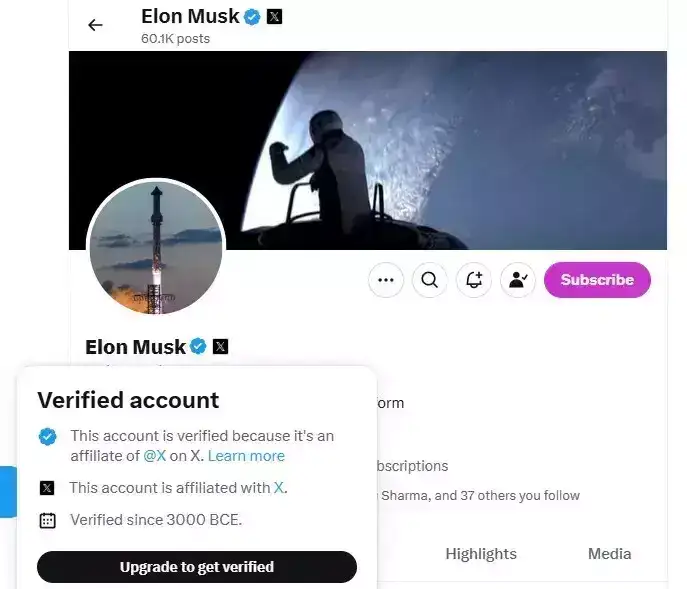 Elon musk X Profile: Elon Musk, world's richest man, is a time ...