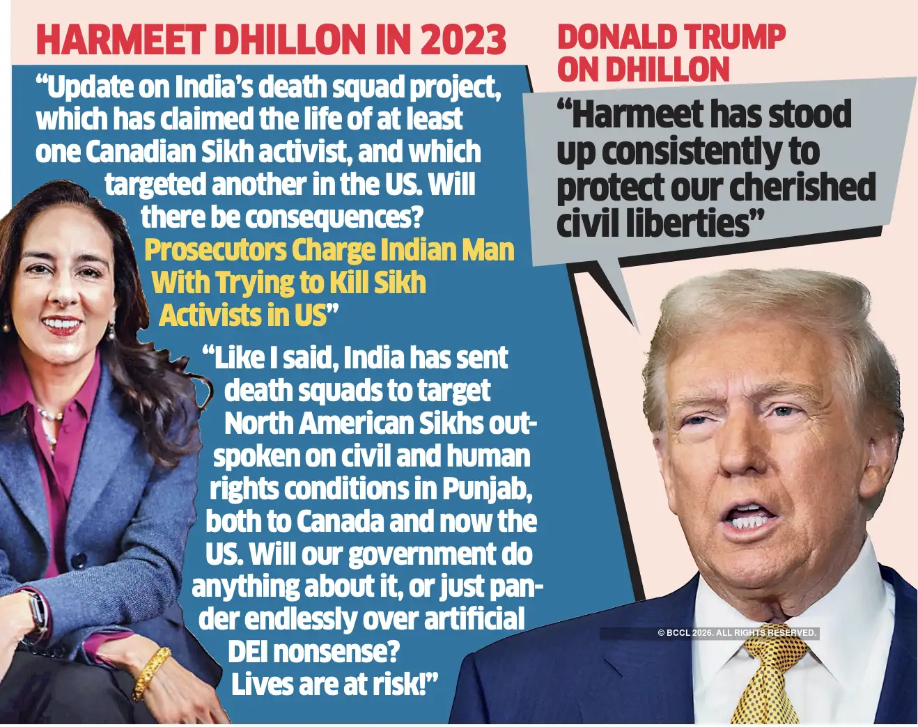 Harmeet K Dhillon: Trump picks pro-Khalistan lawyer as assistant ...