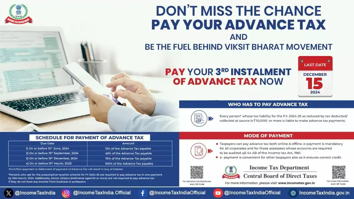 Advance tax payment rule relaxed: You can deposit advance tax for FY ...