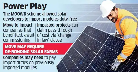 Solar power cos can’t import modules without paying duties - The ...