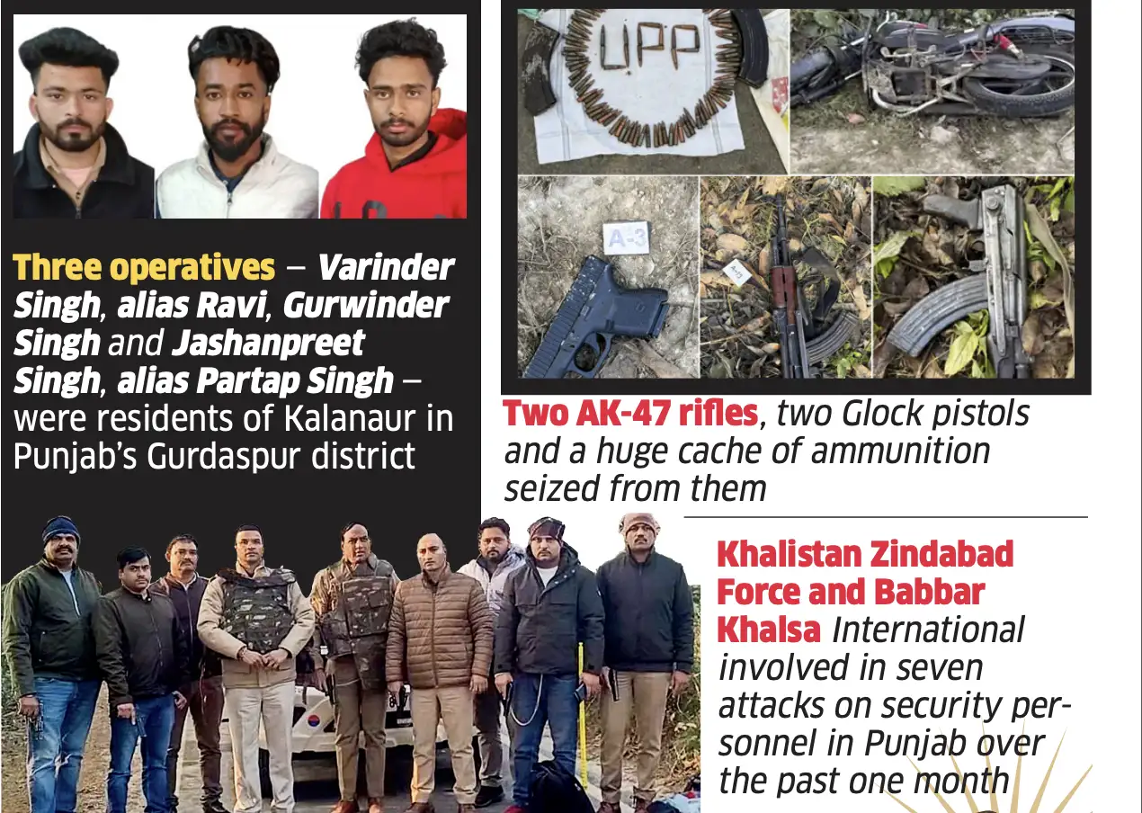 3 Khalistani terrorists gunned down in Pilibhit encounter - The ...