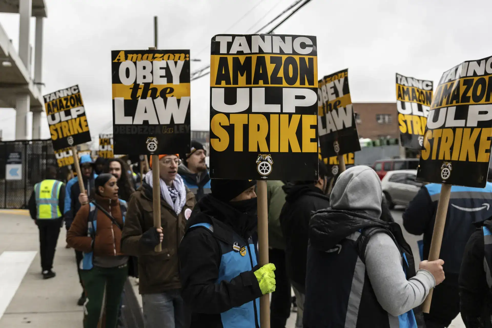 As his employees go on strike, Amazon founder Jeff Bezos continues high ...
