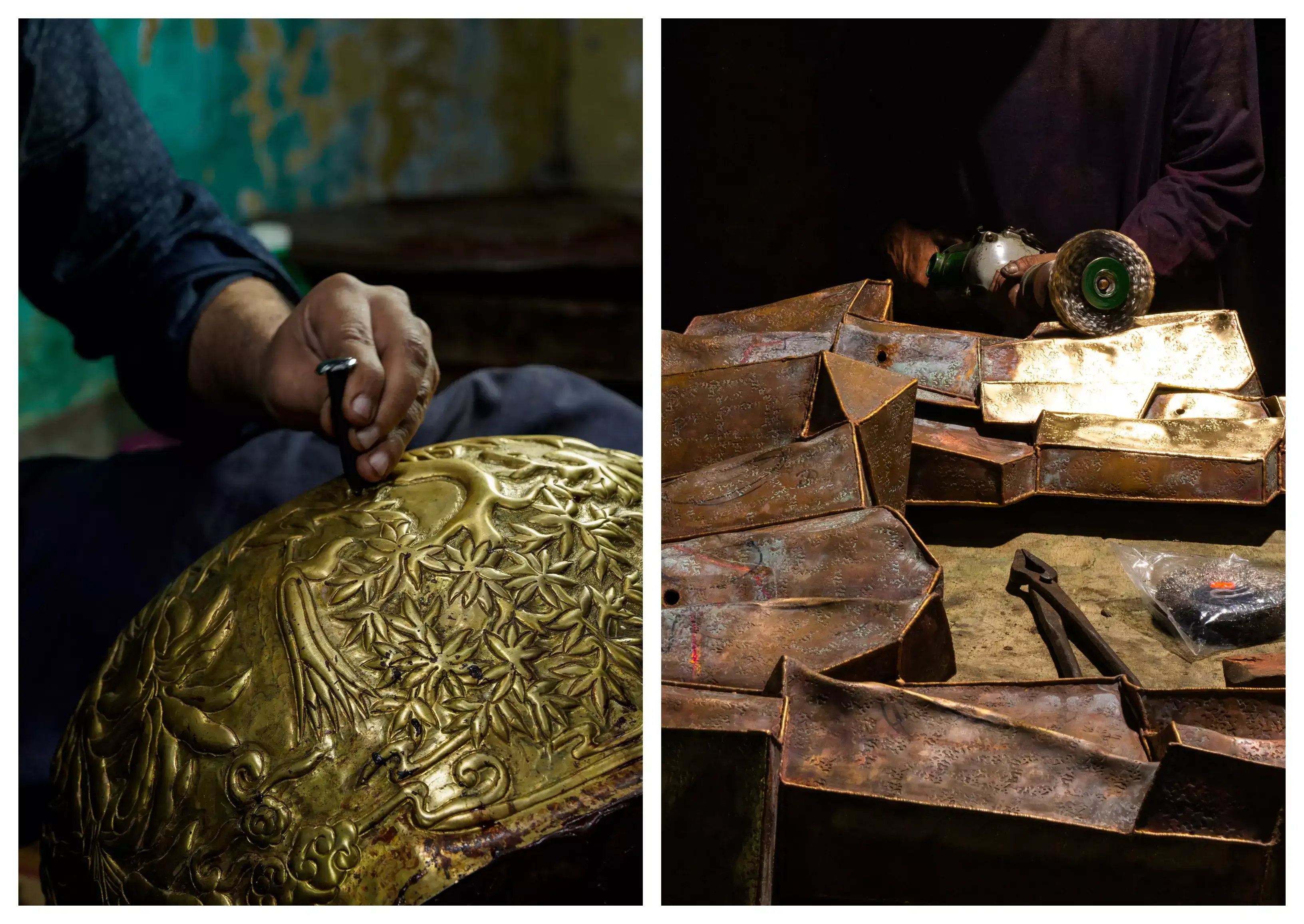 Vikram Goyal’s brass moves, from gilded wallpapers to Design Miami ...