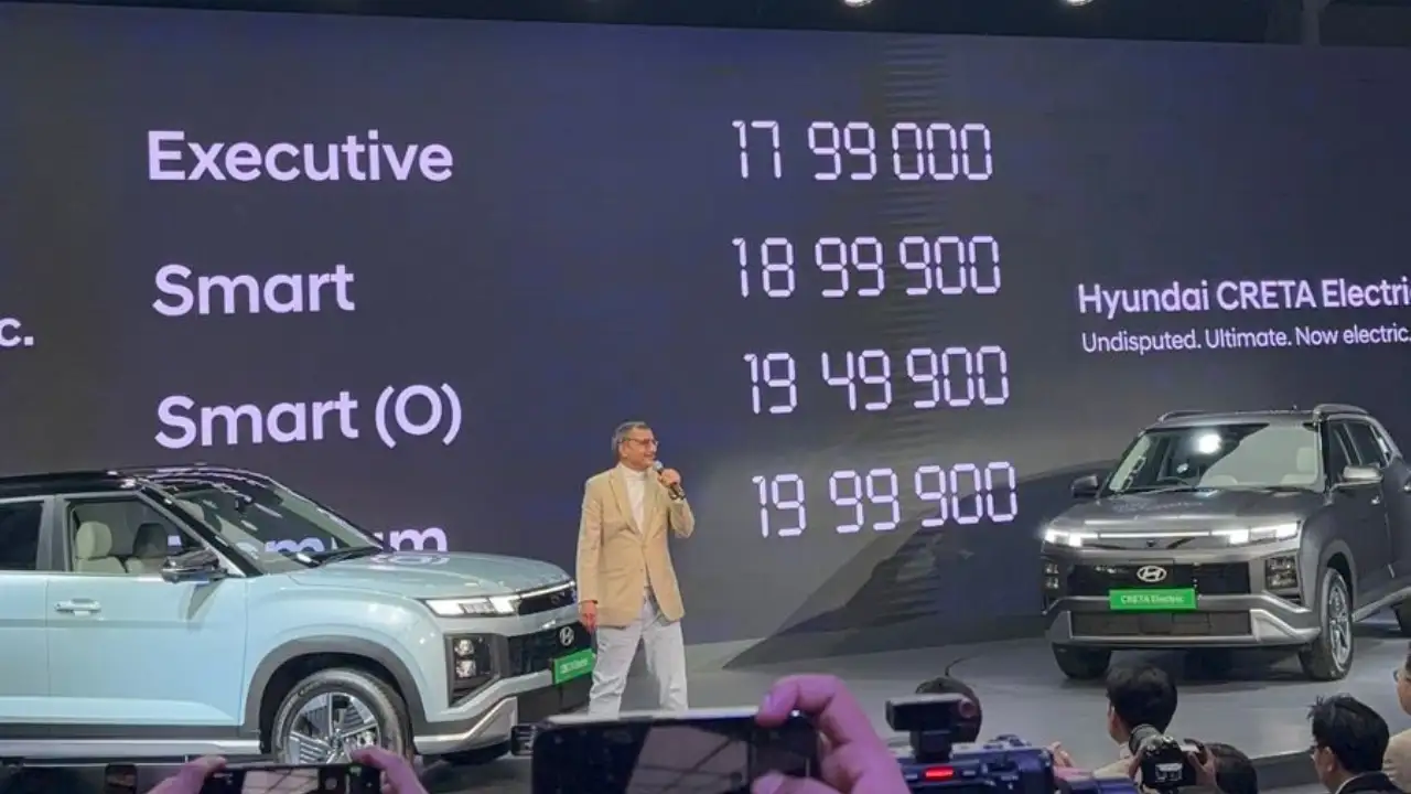 Hyundai CRETA electric launched at Rs 18 lakh with a futuristic cockpit ...