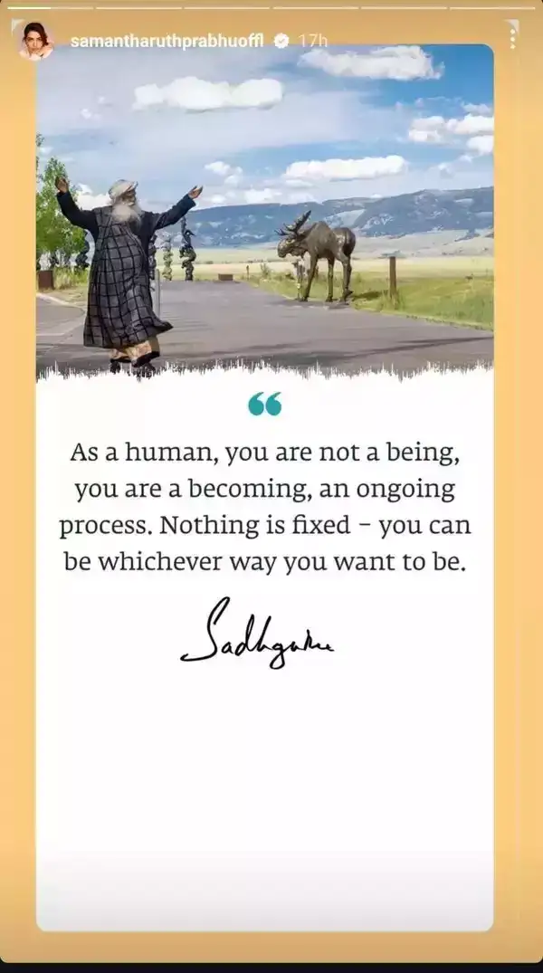 'Nothing is fixed': Samantha Ruth Prabhu’s post adds fuel to rumors after Naga Chaitanya’s ...