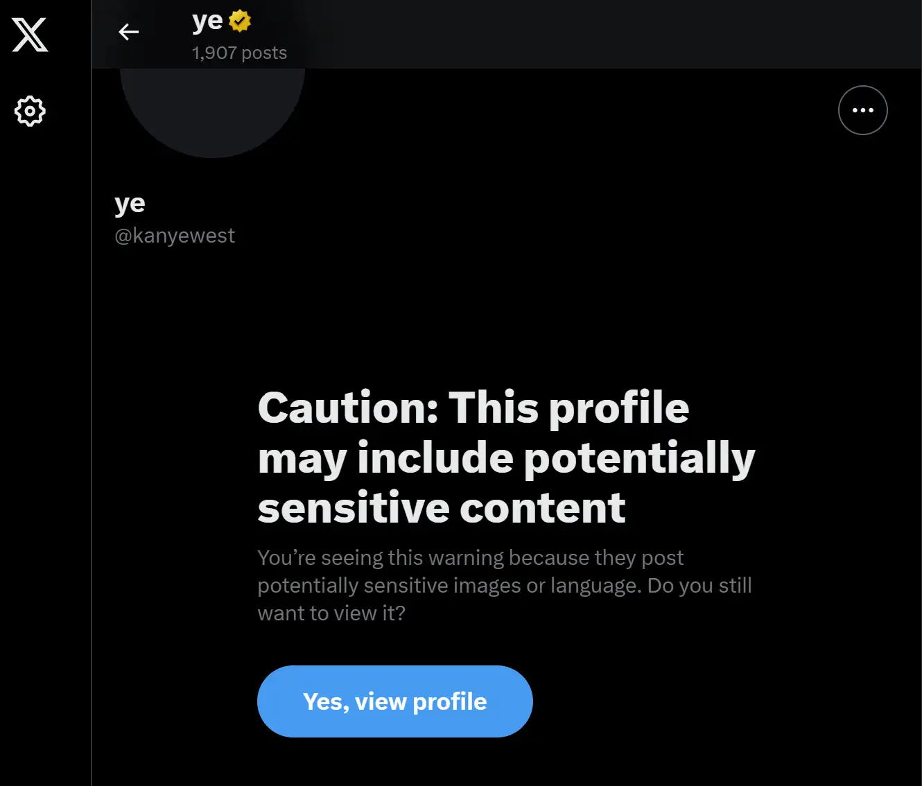 Kanye West is back on X but it is not the same: Sensitive content ...