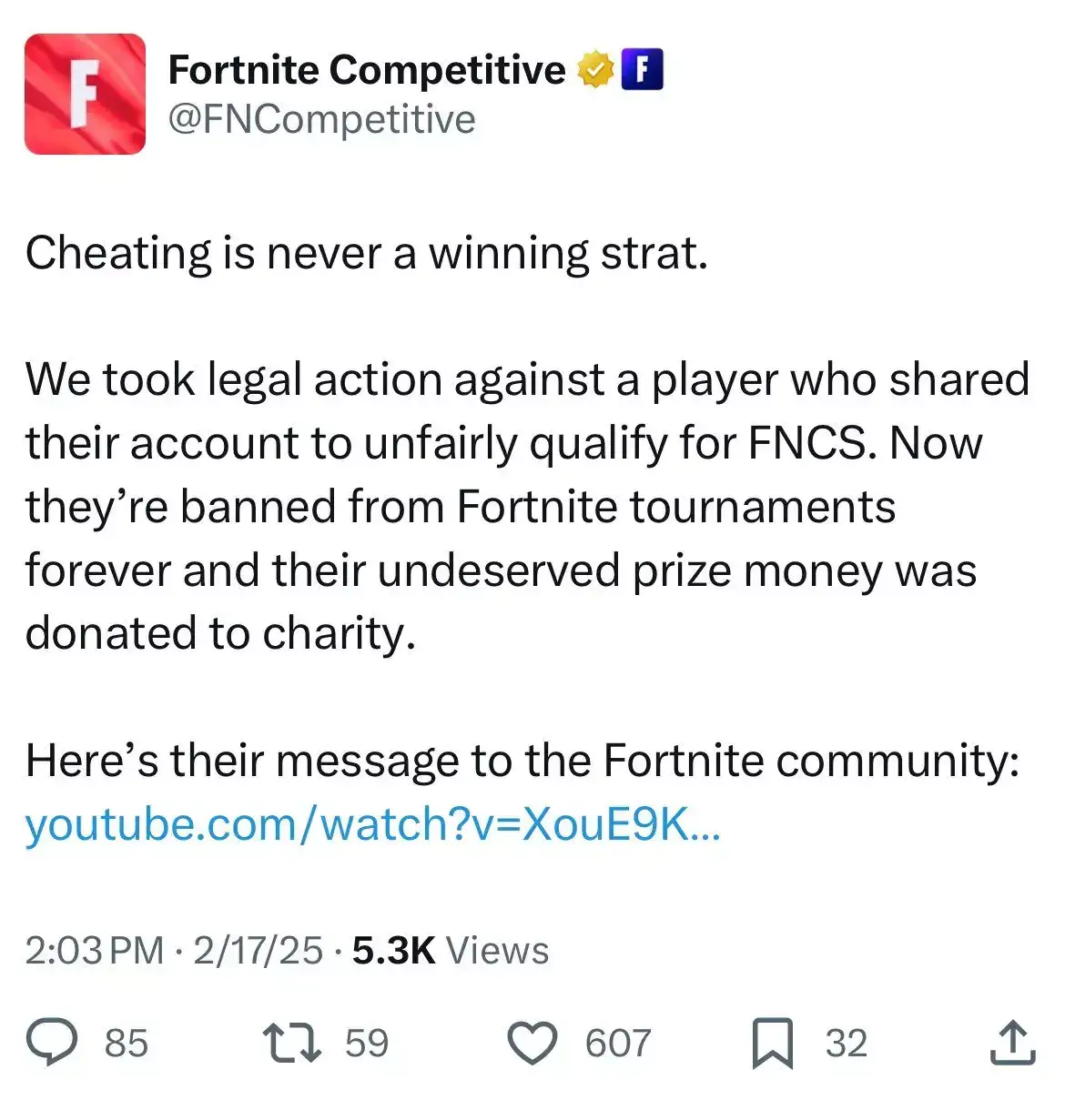 Fortnite champion banned for life just before $4 million tournament: Cheating scandal shocks e ...