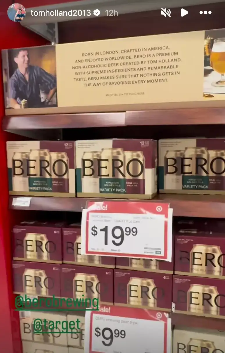 Tom Holland denied buying his own beer at Target. Netizens find it ...