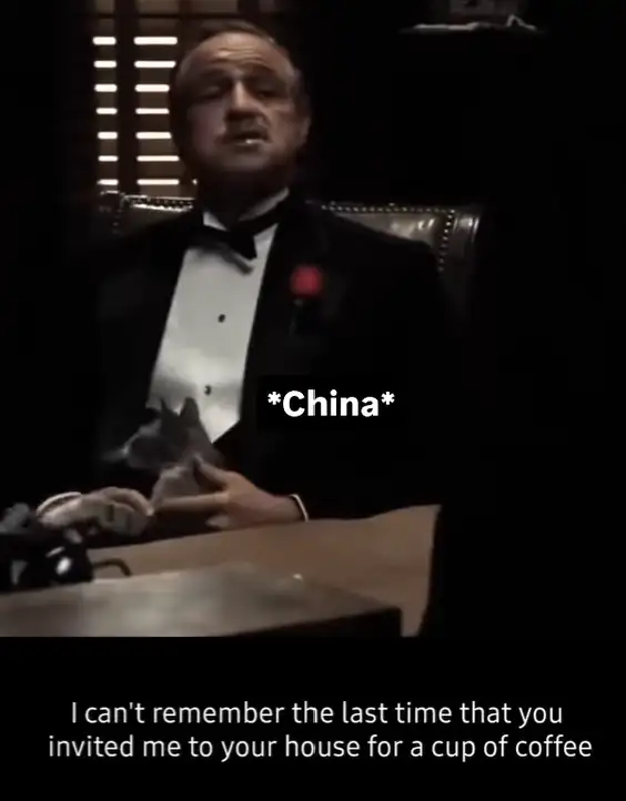 Godfather of geopolitics? Viral meme casts China as Don Corleone amid ...