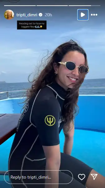 What was Triptii Dimri so afraid of? Fans are curious who helped the ...