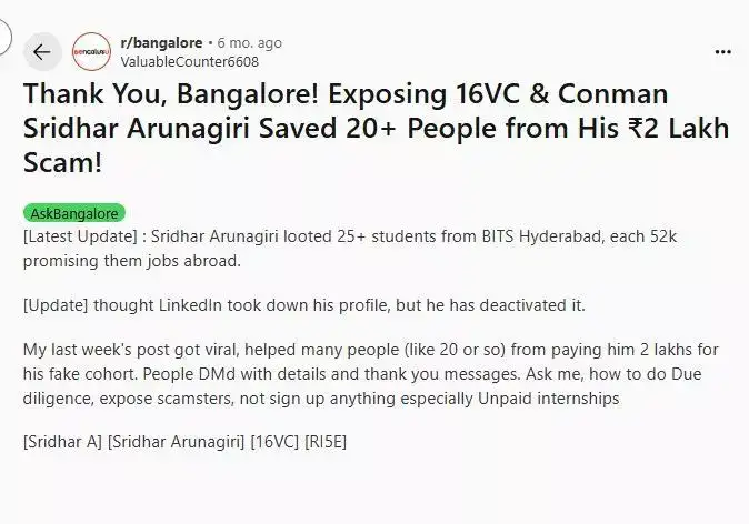Bengaluru company wants techies: No pay for a month. Midnight calls and ...
