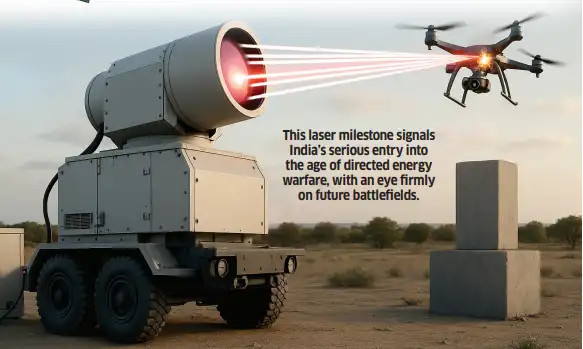 A decade in the making, India’s first high-powered laser weapon - The ...