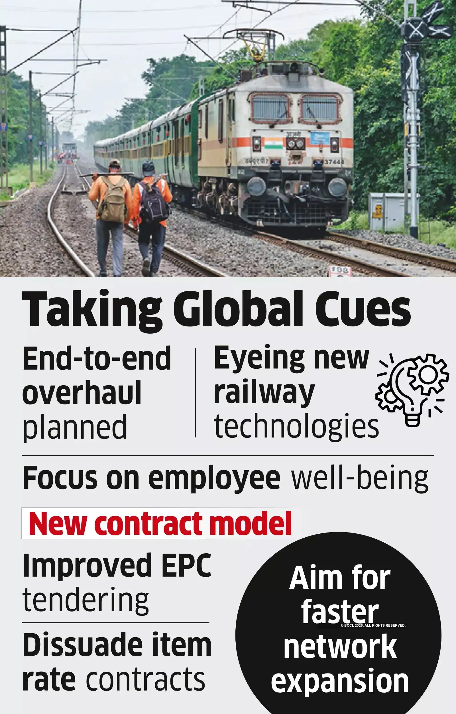 Railways studying global tech for ops & services revamp - The Economic ...