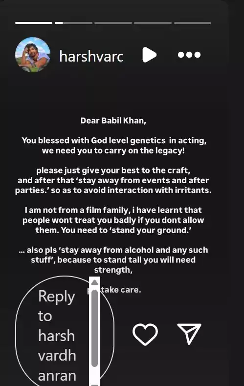 Babil Khan gets 'stay away from alcohol and Bollywood after-parties ...