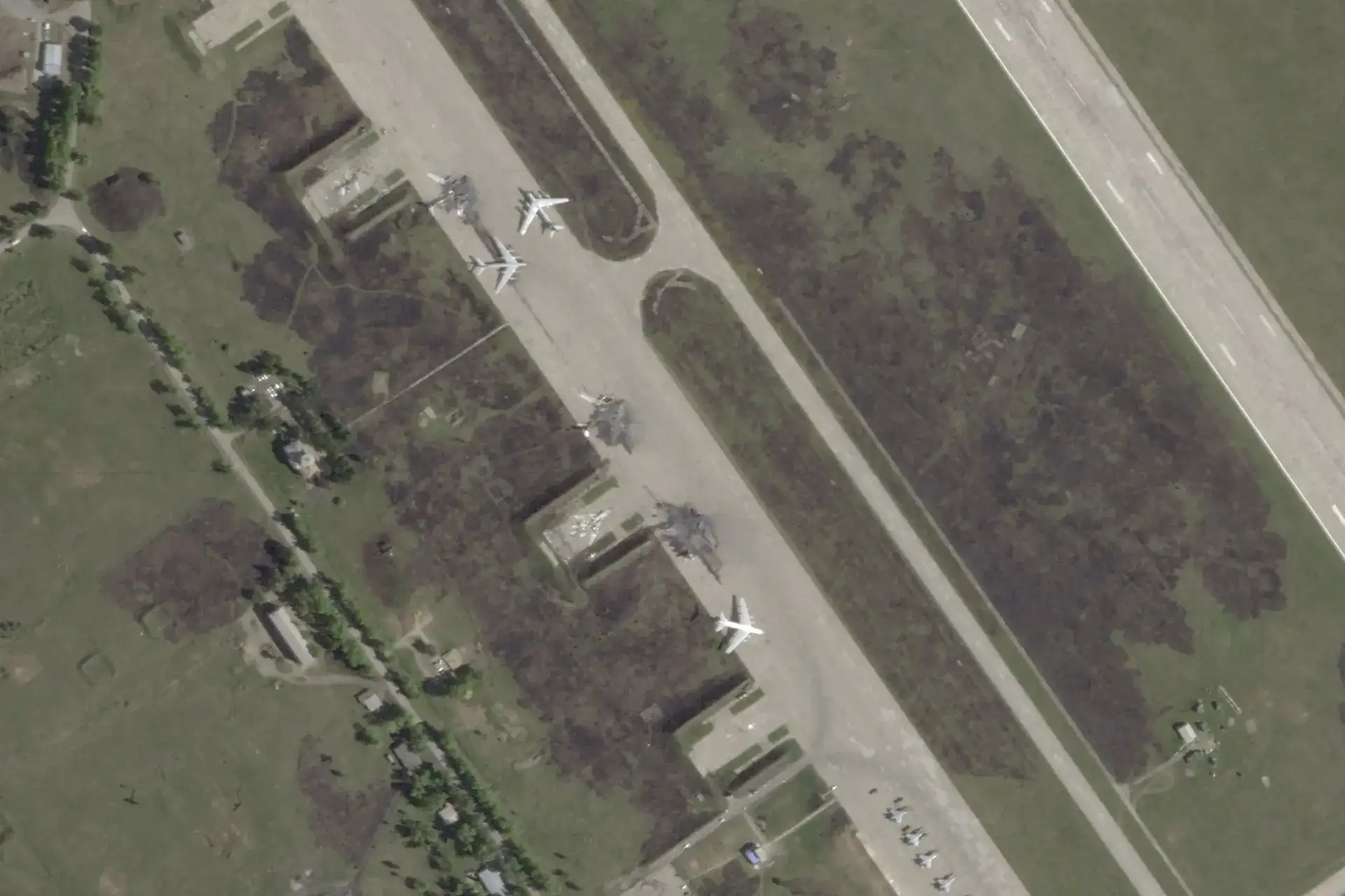 Russia Ukraine war: Satellite images reveal massive destruction of warplanes caused by Sunday's ...