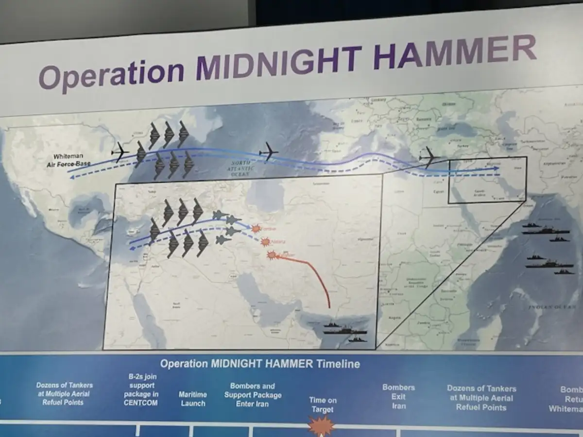Operation Midnight Hammer: How six bunker busters and 75 precision ...