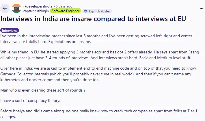 ‘They take revenge, not interviews’: Techie slams insane hiring process in India - The Economic ...