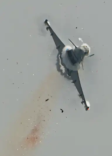 Eurofighter Typhoon Bird Strike: Stunning images capture canopy ...