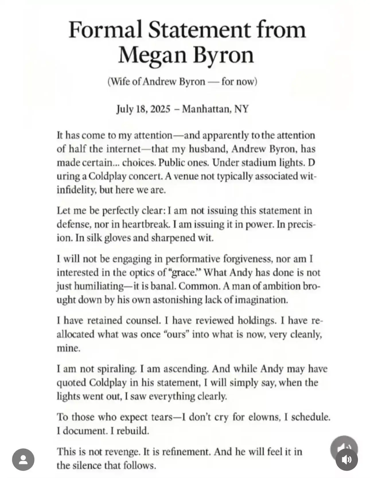 megan social media posts: Megan Kerrigan Byron statements go viral on ...