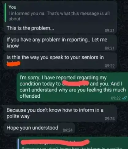 'Is this how you speak to your seniors?' Boss snaps at worker in viral ...