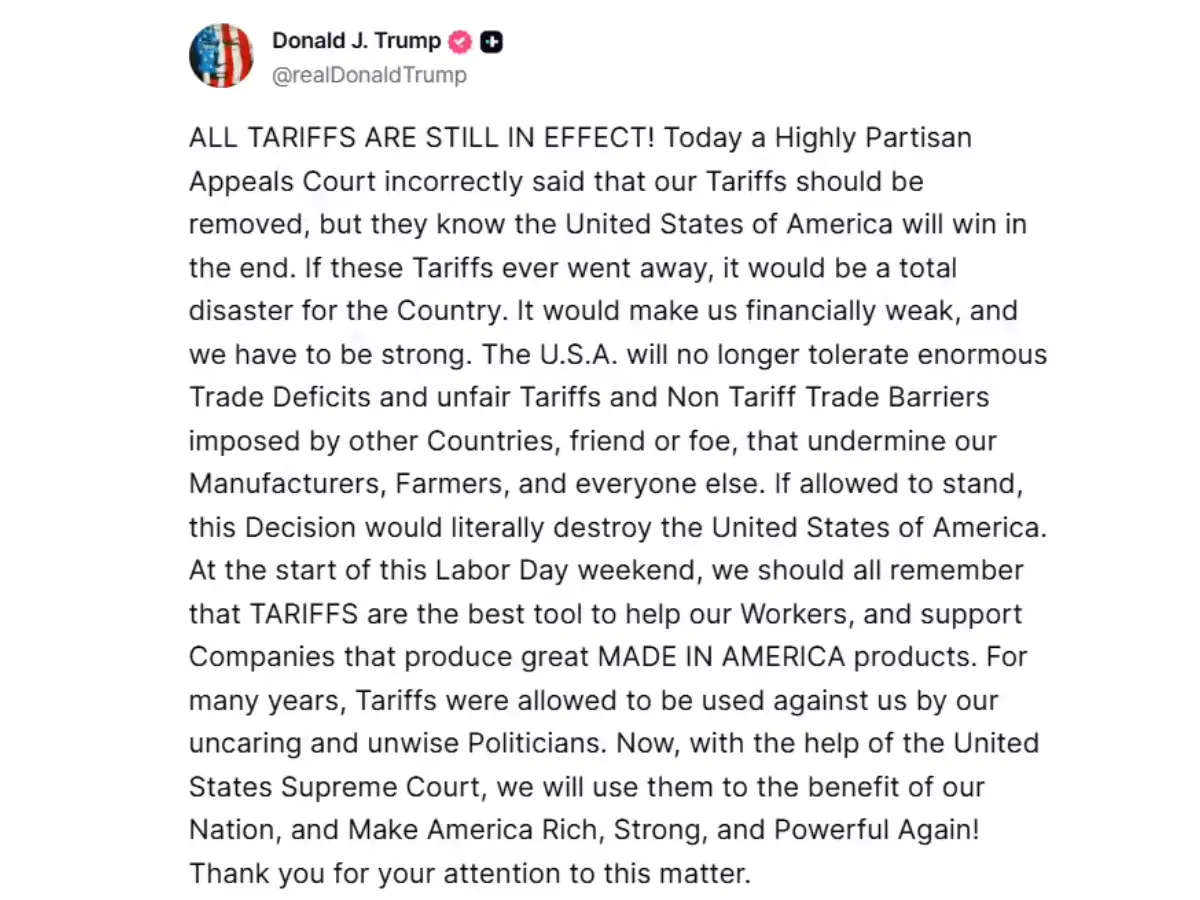 'Total disaster for country': Trump slams US appeals court after ruling ...