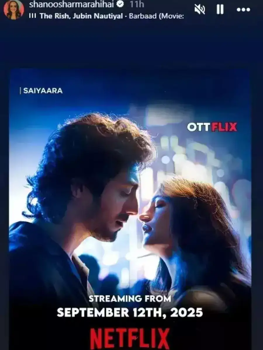 Saiyaara OTT release update: When and where to watch Ahaan Panday, Aneet Padda's blockbuster ...