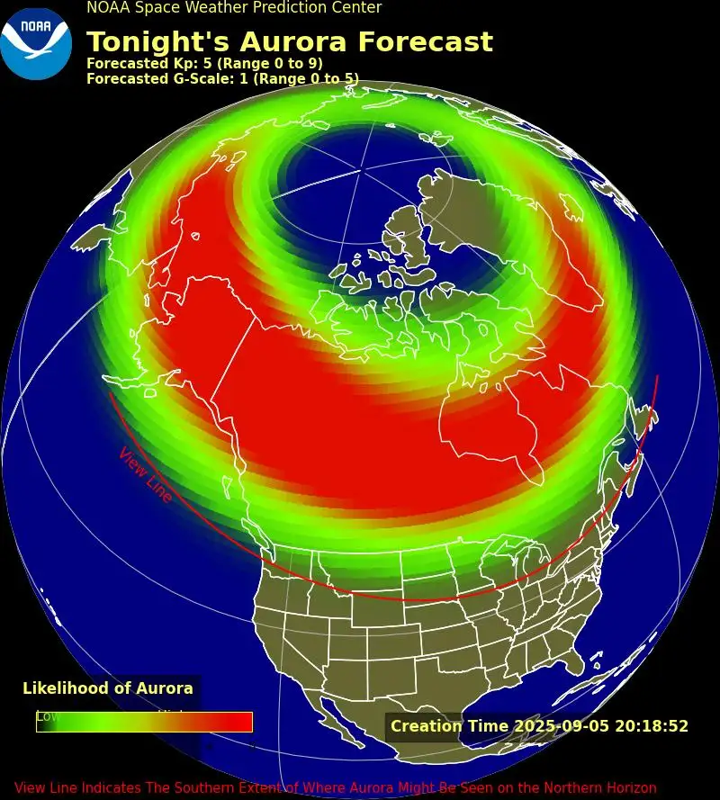 Aurora borealis forecast: Northern lights may dazzle skies across a ...