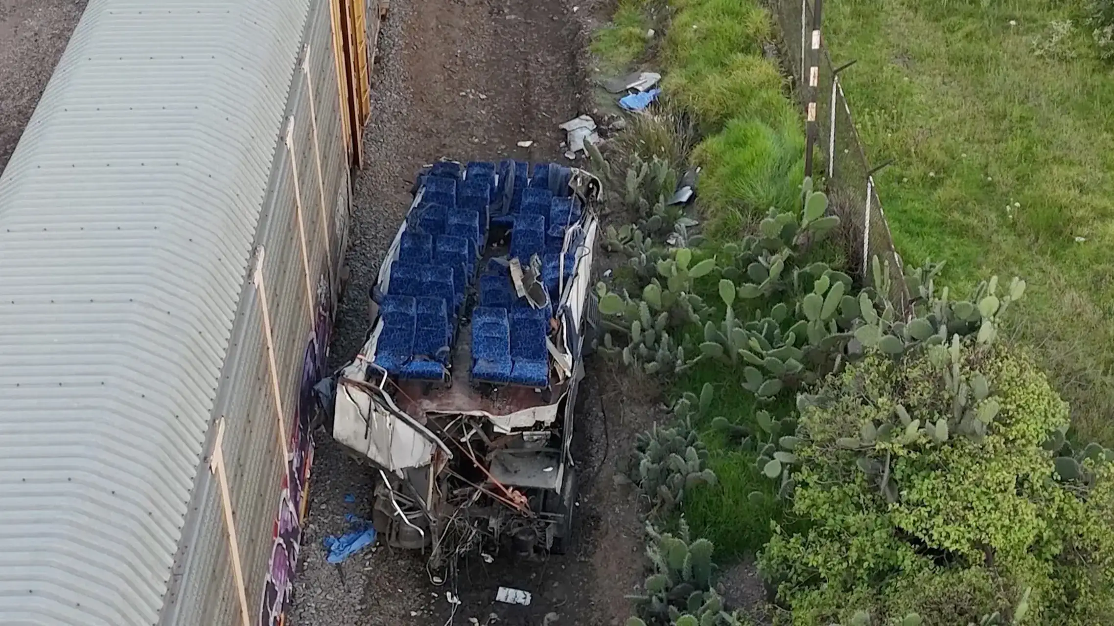Train slams into double decker bus, killing at least 10, dozens injured ...