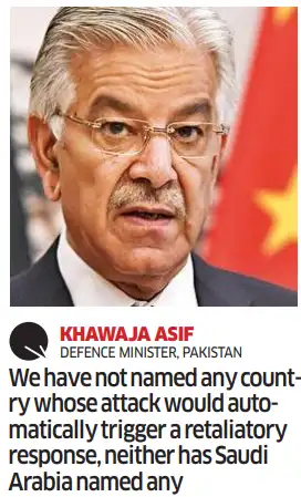 Pakistan-Saudi Arabia defence pact: Nuclear programme to be available ...