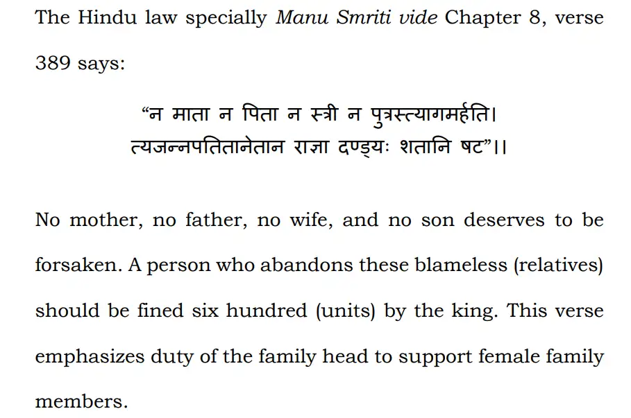 Timing of husband’s death doesn’t deny the right of maintenance ...