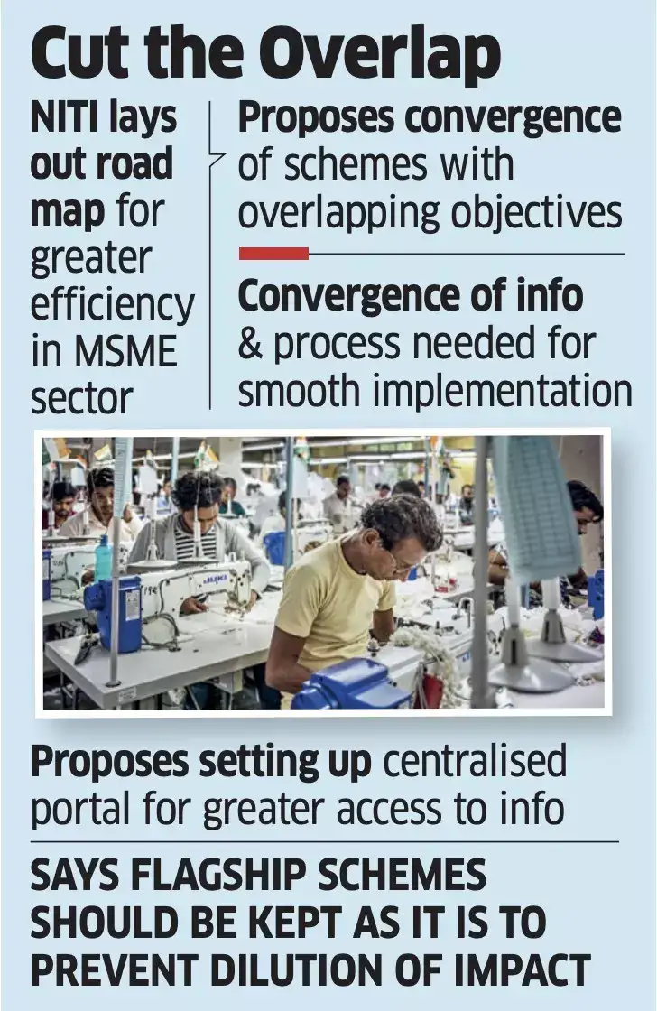 NITI Aayog proposes convergence of MSME scheme to enhance efficiency ...