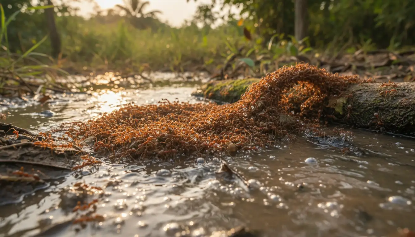 Why Fire Ants Build Entire Colonies as Waterproof Rafts: An ...