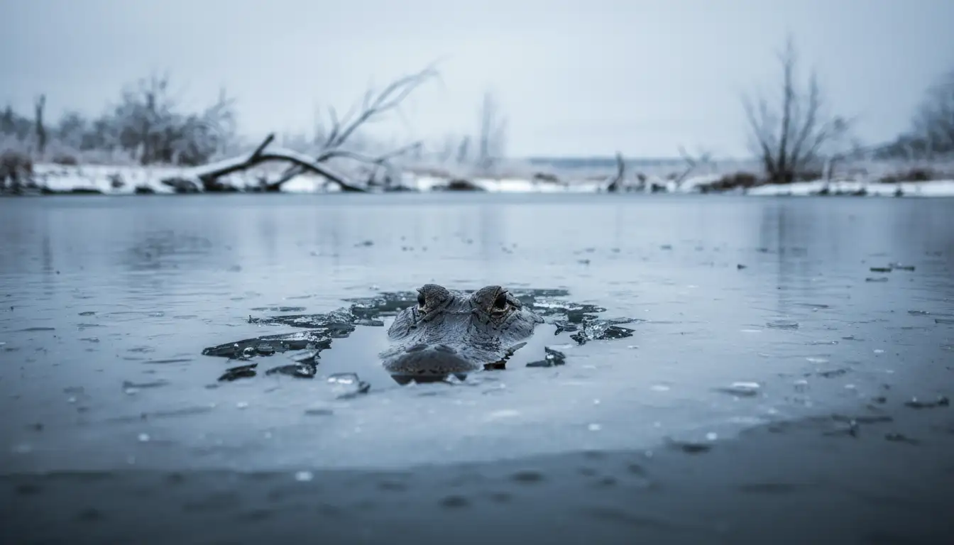 How Do Alligators Breathe When Lakes Freeze? The Winter Survival Trick ...