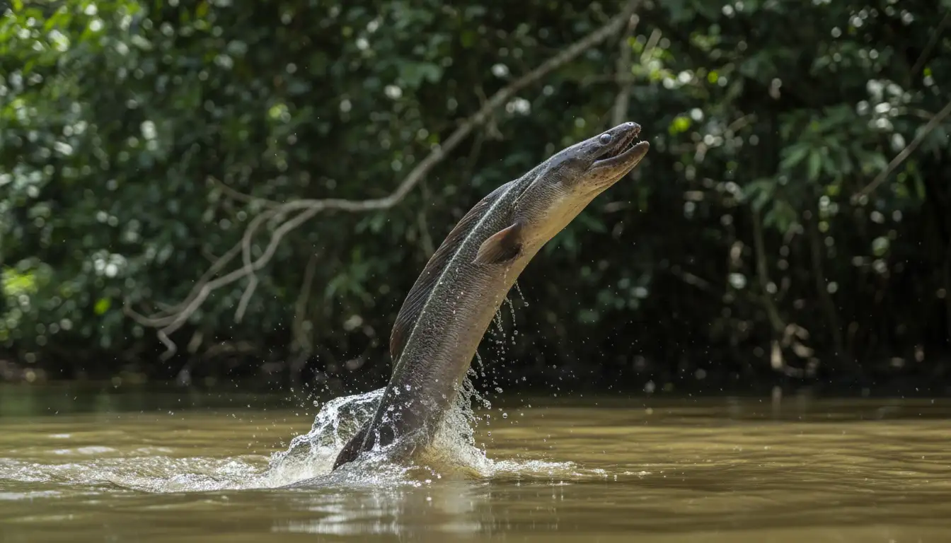Why Electric Eels Leap Out of Water to Shock Predators… Scientists ...