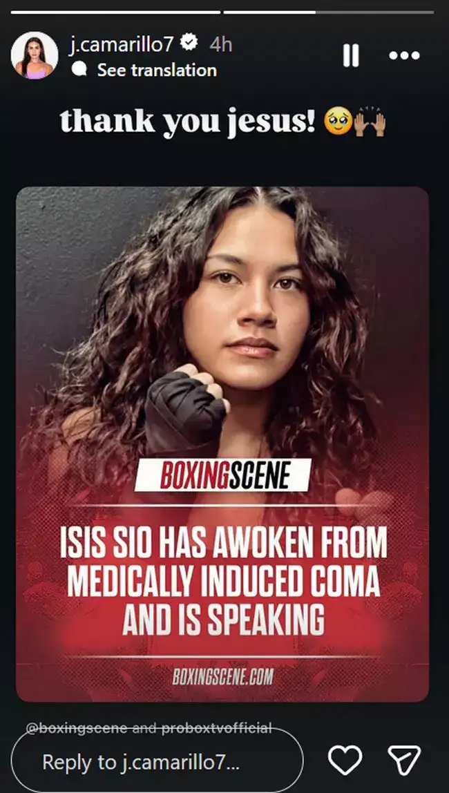Isis Sio out of coma: Who is Isis Sio? Teenage boxer out of coma after ...