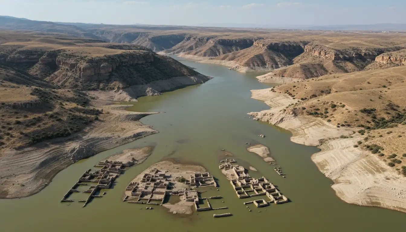 2,400-Year-Old Lost City Surfaces Beneath Turkey’s Rising Dam Waters ...