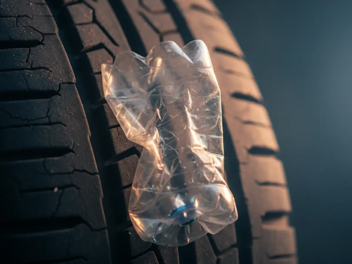 A Plastic Bottle on Your Tire Might Look Random… But Here’s Why It’s ...