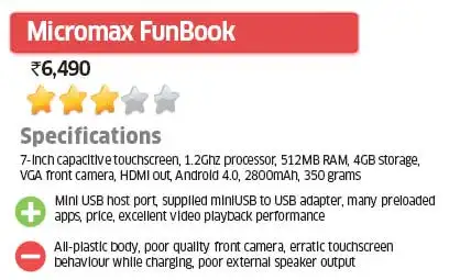 ET Review: Micromax FunBook - The Economic Times