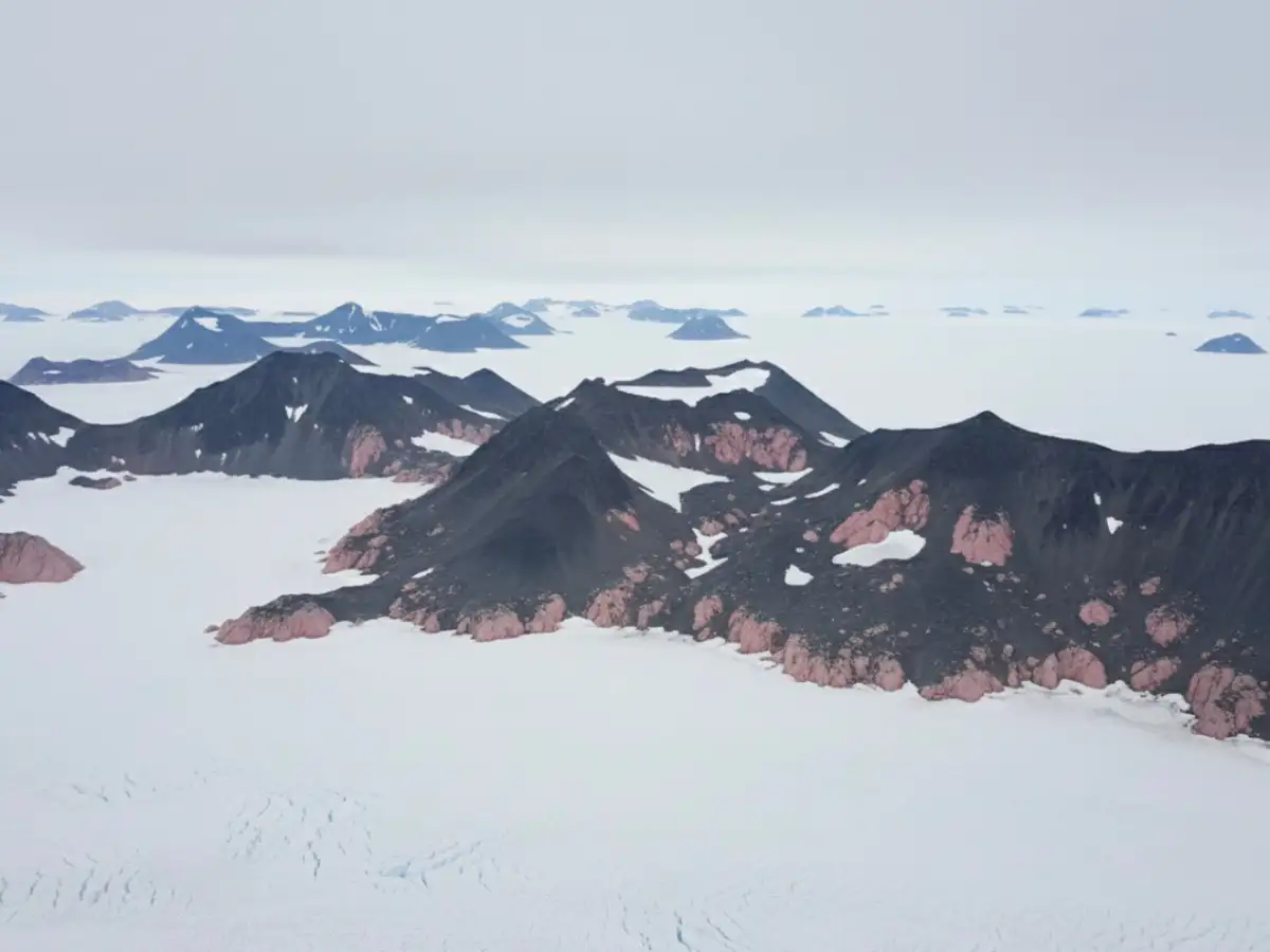 These strange pink rocks in Antarctica just revealed a massive hidden ...